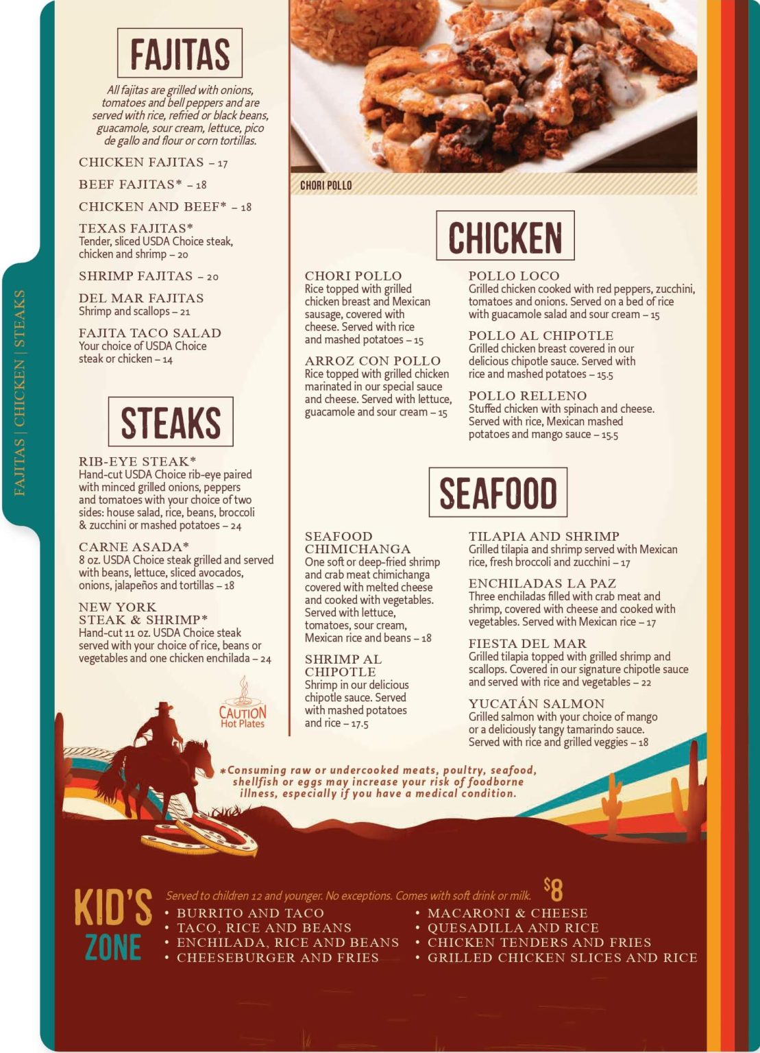 Checkout Our Menu - El Ranchero Restaurant