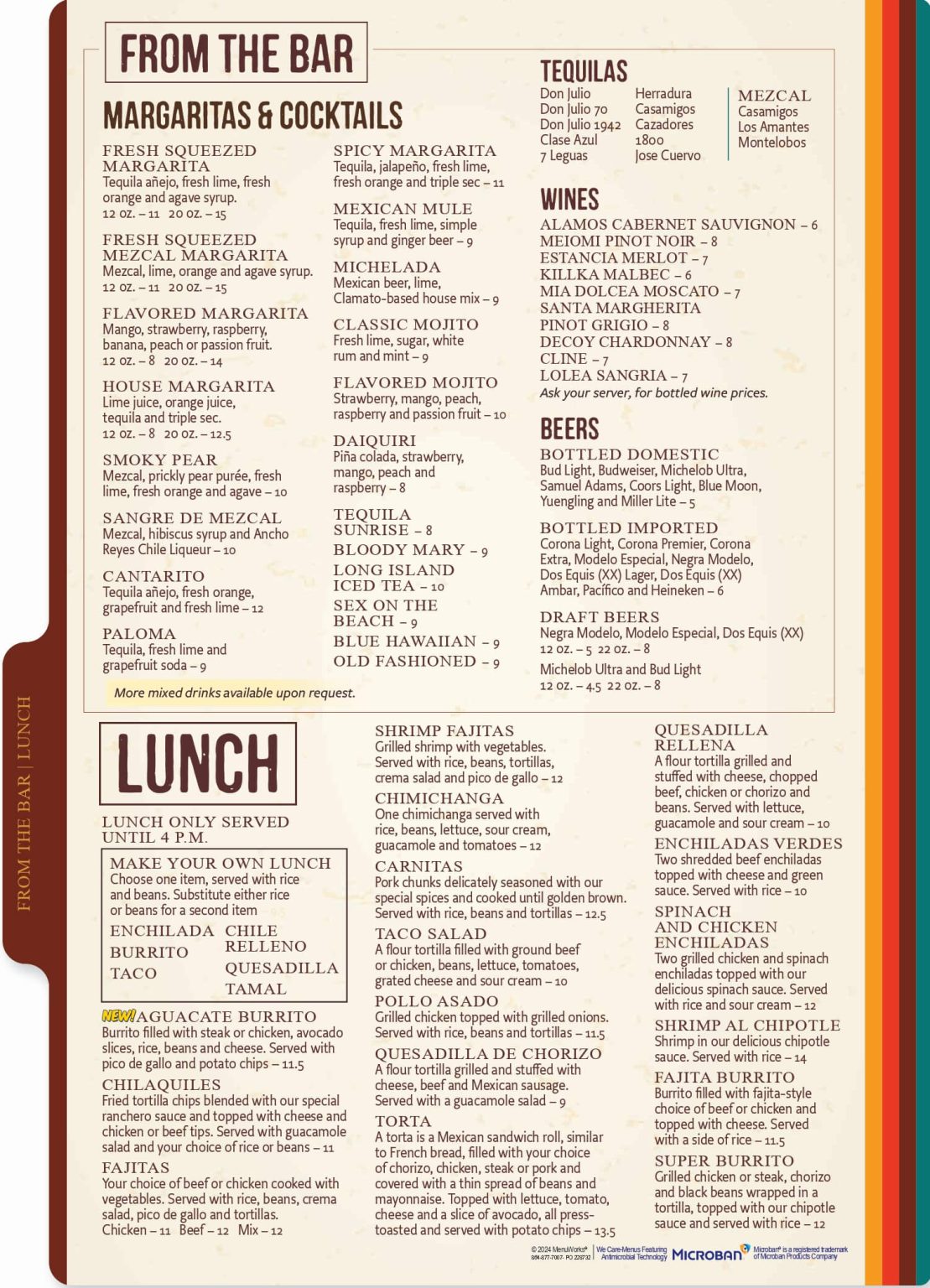Checkout Our Menu - El Ranchero Restaurant